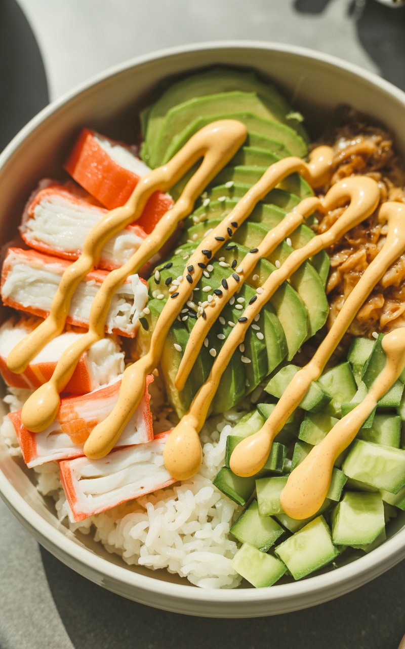 California Roll Sushi Bowls Recipe (Easy & No Rolling Required ...