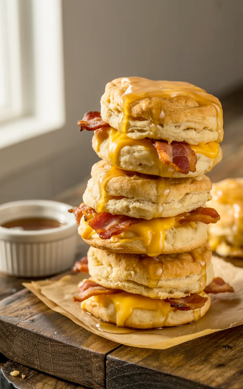 Maple Bacon Cheddar Biscuits (Flaky, Savory, Sweet & Completely ...